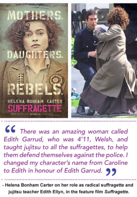 Helena Bonham Carter on “Suffragette”, Edith Garrud and Jiujitsu ...